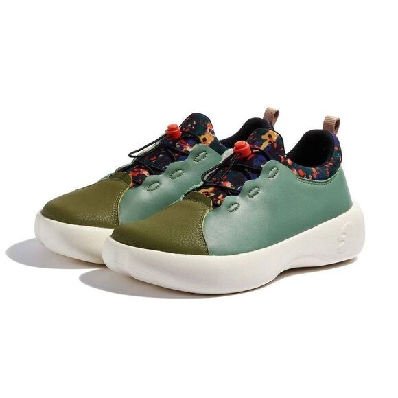 UIN | Shoes | Uin Womens Sneaker Laceup Comfort Walkingshoes Matcha ...